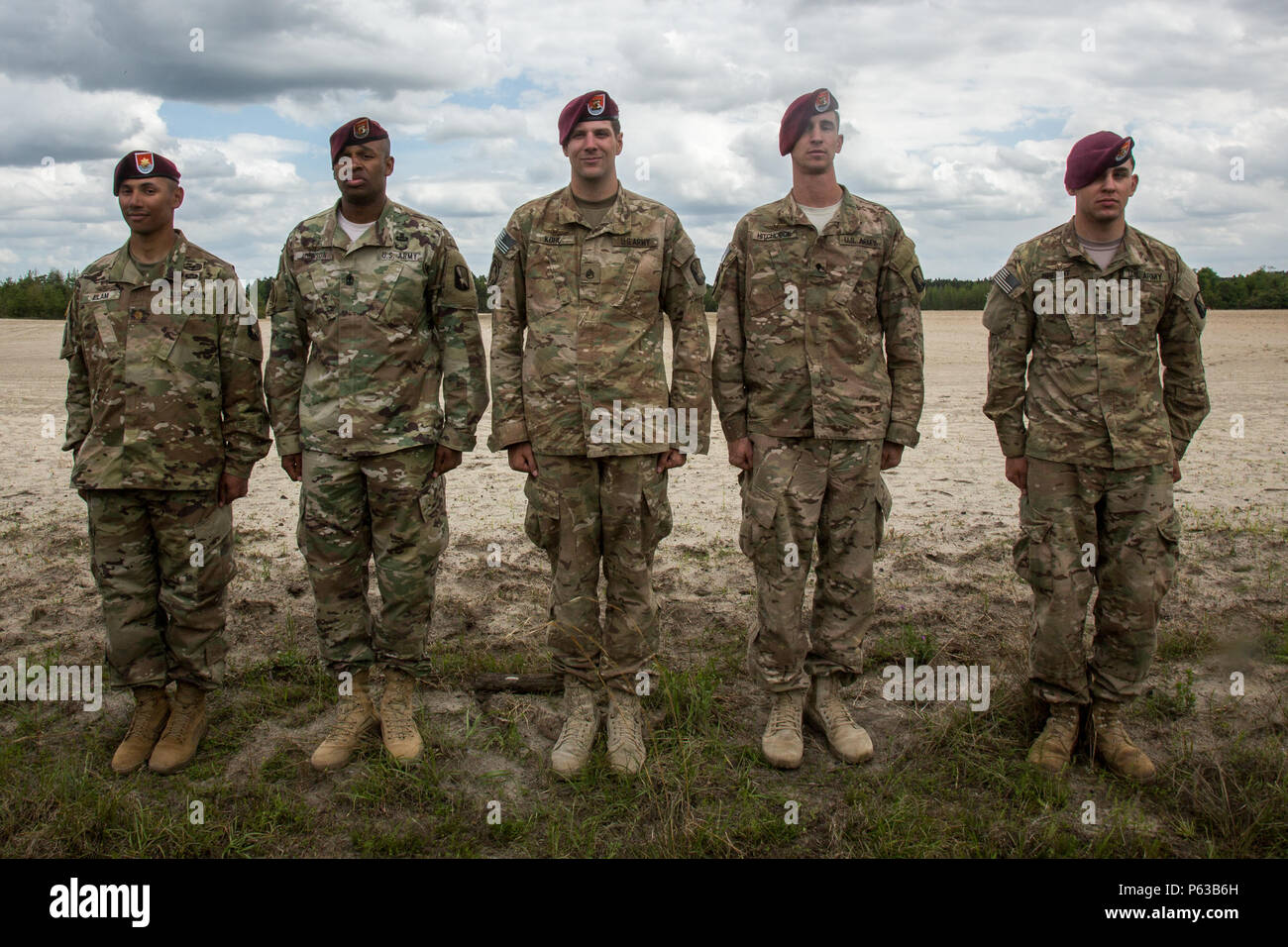 U.S. Army Paratroopers assigned to the 55th Signal Company (Combat ...