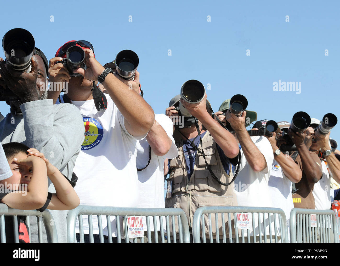 Photographers use their long lens to document the U.S. Air Force ...