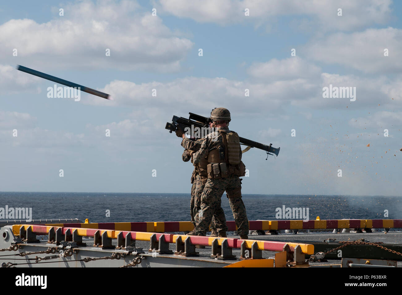 160417-N-BQ308-038 ATLANTIC OCEAN (April 17, 2016) Marine Cpl. Joseph W ...