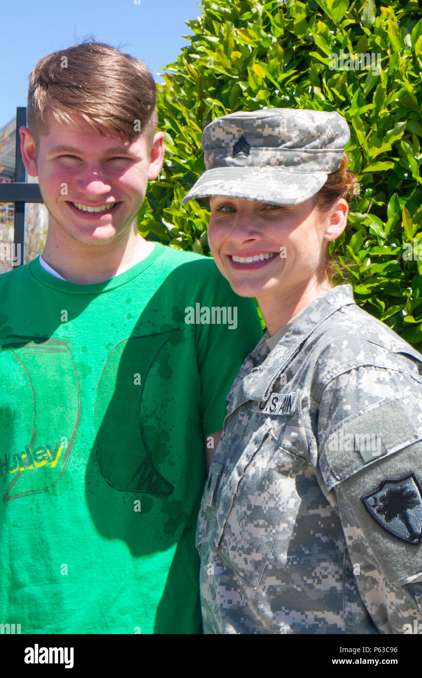 U.S. Army Sgt. Regina Barber, supply sergeant for Joint Force ...