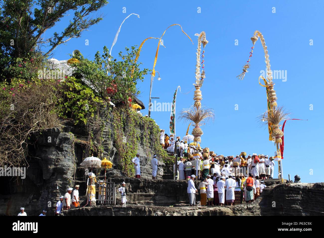 The iconic temple by the sea. Pura Tanah Lot. Pic was taken in Bali ...