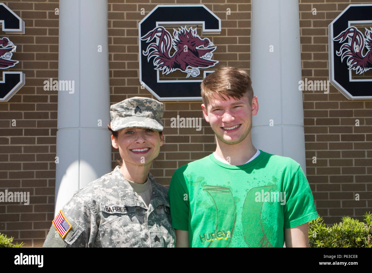 U.S. Army Sgt. Regina Barber, supply sergeant for Joint Force ...