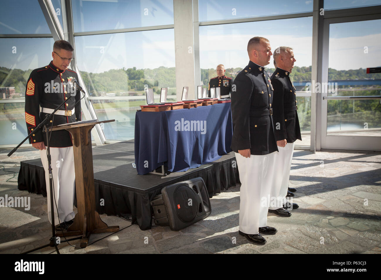 Lt. Gen. Rex C. McMillian, commander of Marine Forces Reserve and Maj ...