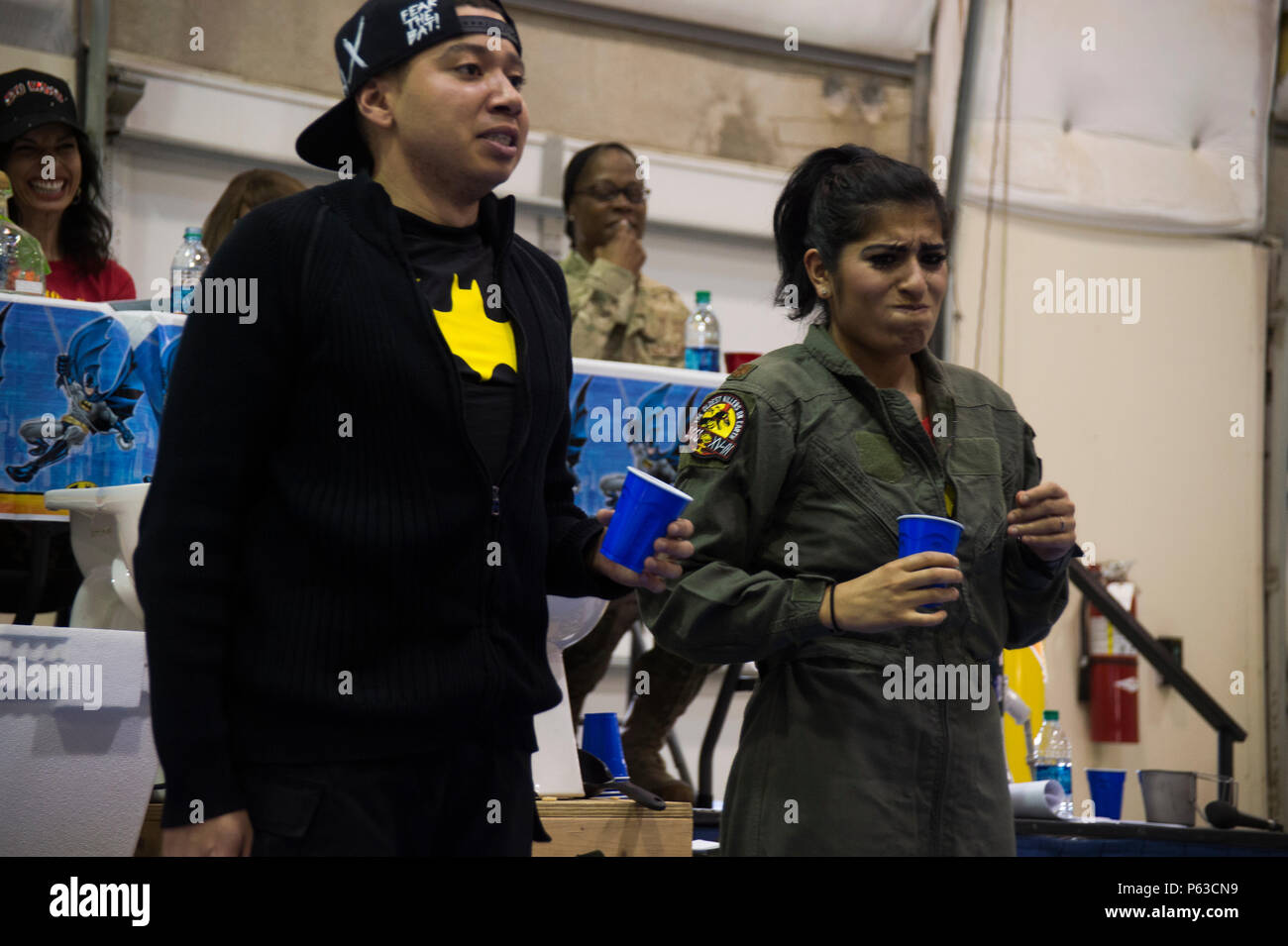 Airman Michael Gibson and 2nd Lt. Sarah D’Alessandro, 50th Force ...