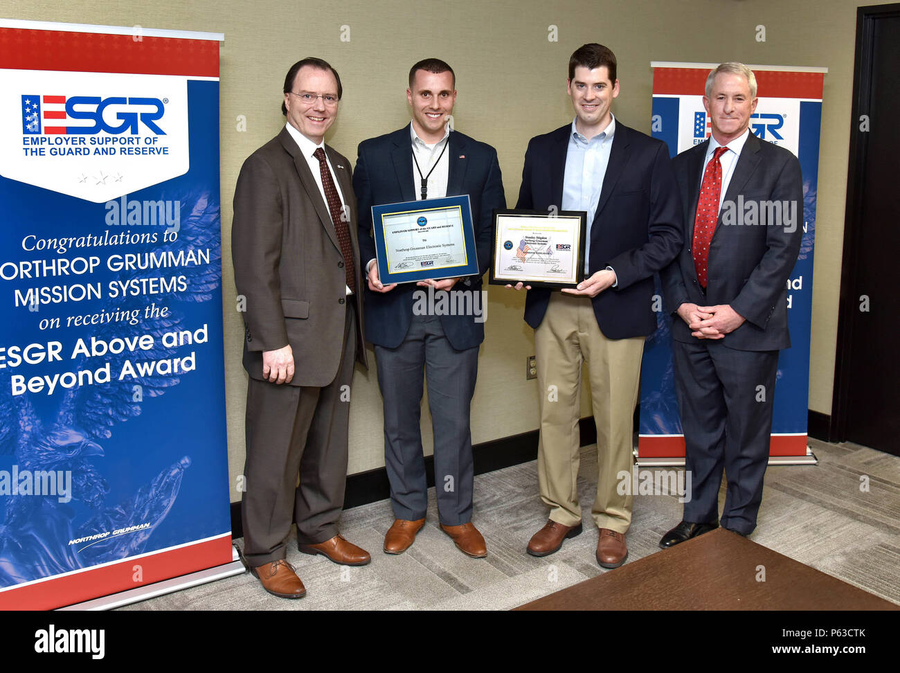 From left to right: Stanley Stigdon, Northrop Grumman Mission Systems ...