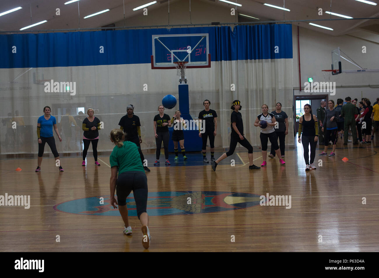 High School Gym Class Dodgeball