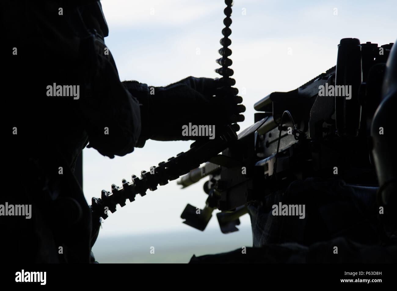 A Soldier with the Florida National Guard's Detachment 1, Bravo Company ...