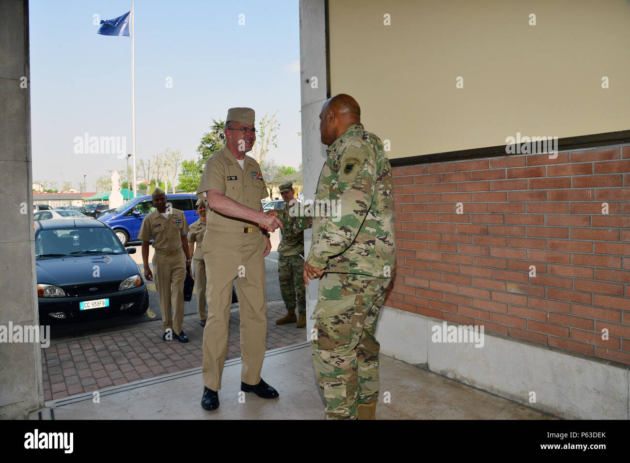 Maj. Gen. Darryl A. Williams (right), U.S. Army Africa Commanding ...