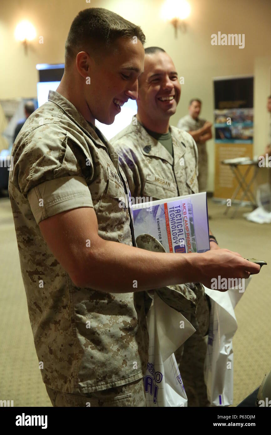 MARINE CORPS BASE CAMP PENDLETON, Calif. – Sgt. Ryan Hamilton and ...