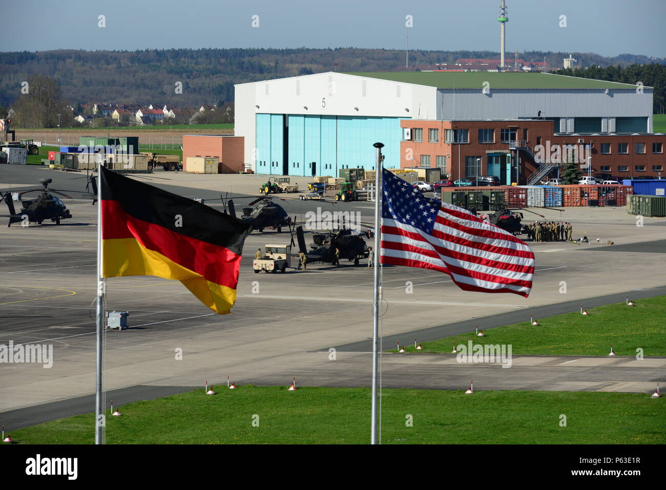 Ansbach army flags hi-res stock photography and images - Alamy