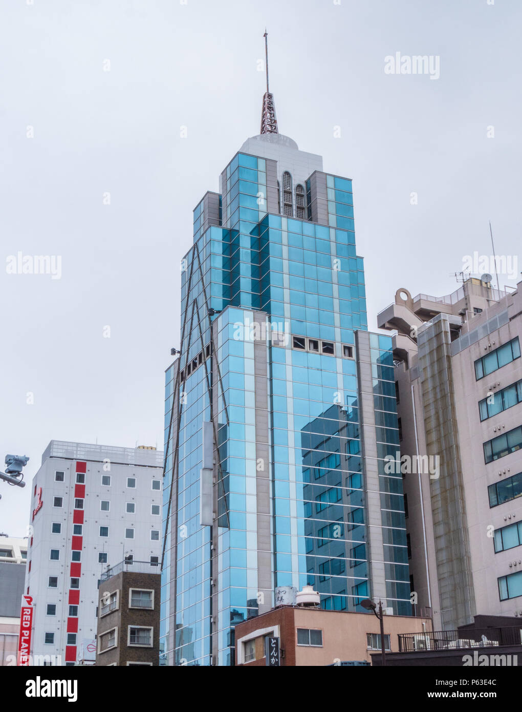 Modern office building in Tokyo Asakusa - TOKYO / JAPAN - JUNE 12, 2018 ...