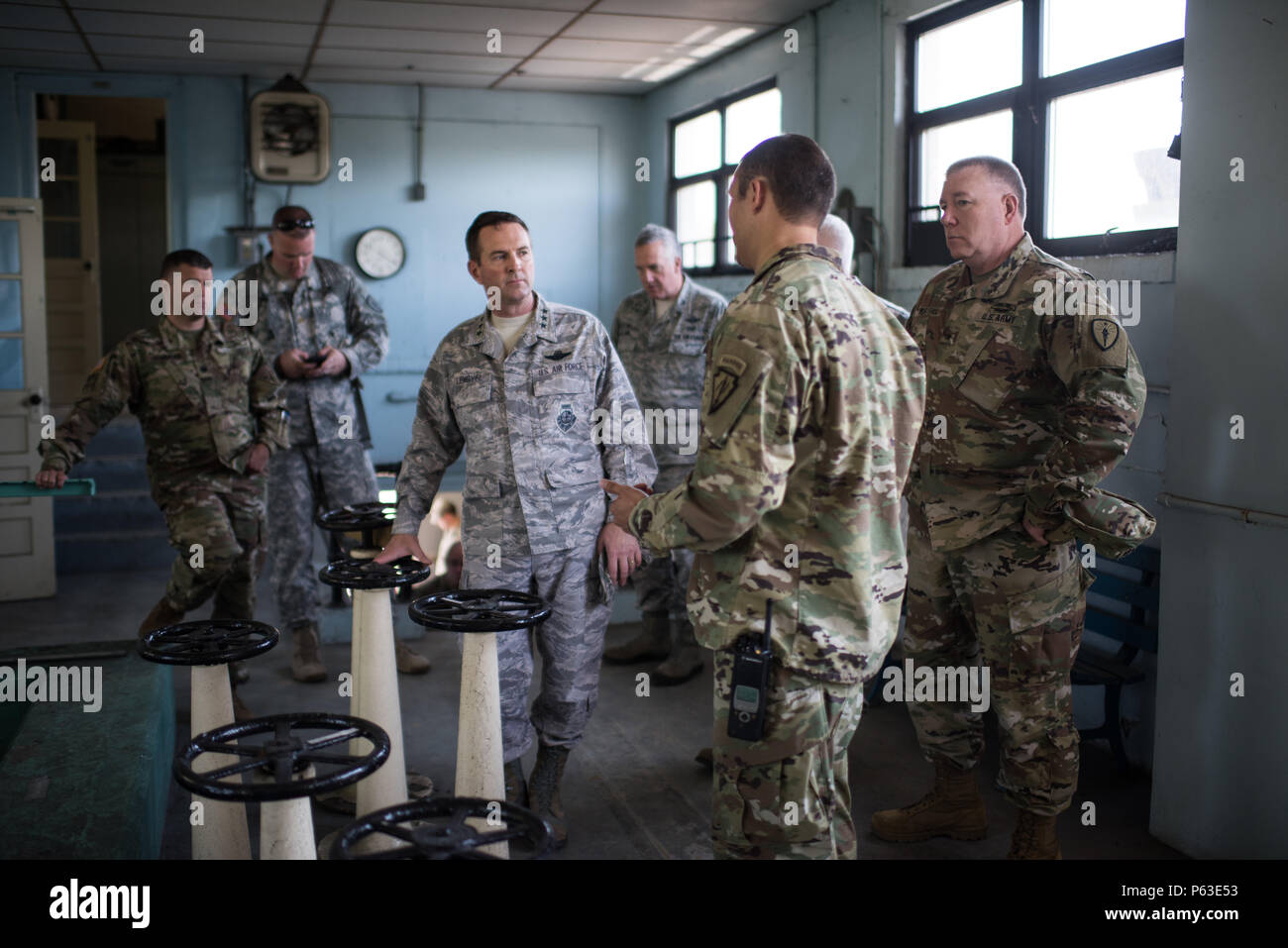 Lt. Gen. Joseph Lengyel receives a brief about the capabilities of MUTC ...