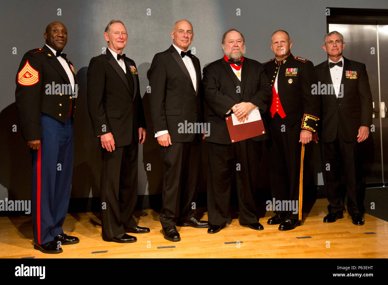 From left, Sgt. Maj. of the Marine Corps Ronald L. Green, retired U.S ...