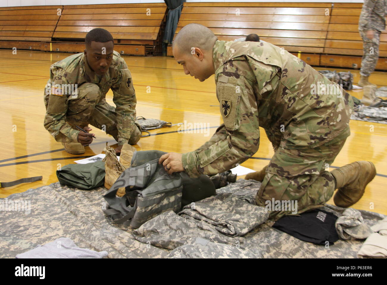 Sgt. Nathan Ramos, an 8th Theater Sustainment Command administrative ...