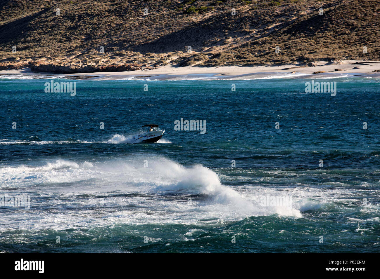 Rough seas boat hi-res stock photography and images - Alamy