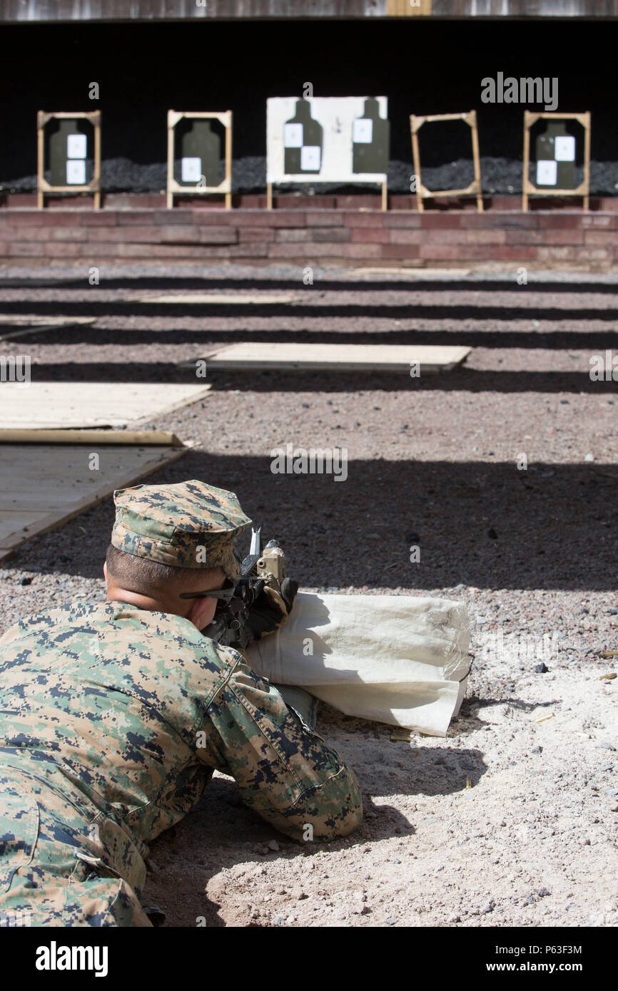In Germany on April 7, 2016, a Marine assaultman with SPMAGTF-CR-AF ...