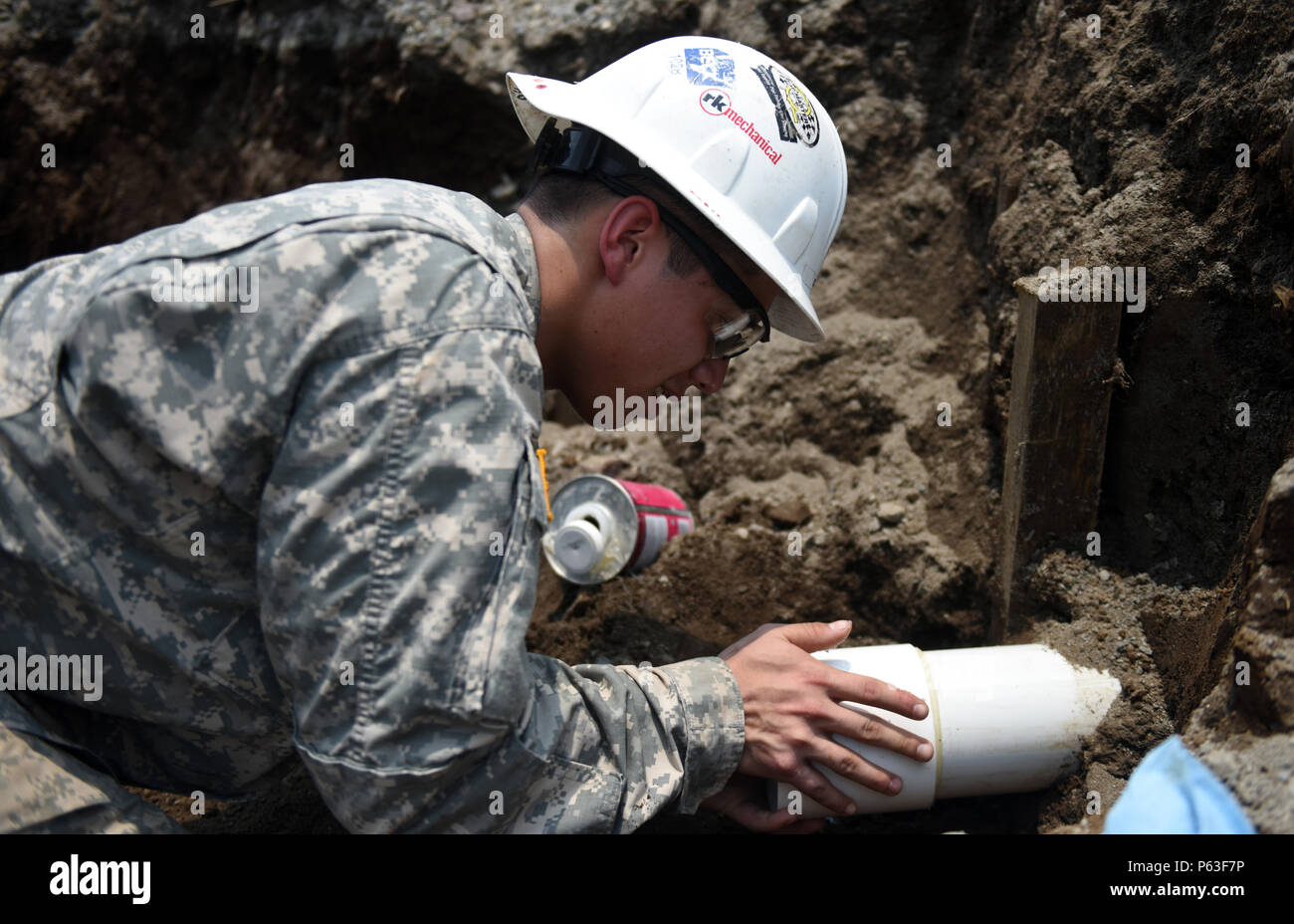 Tocache, Guatemala—U.S. Army PFC. Casey Camrud, 409th Engineer ...