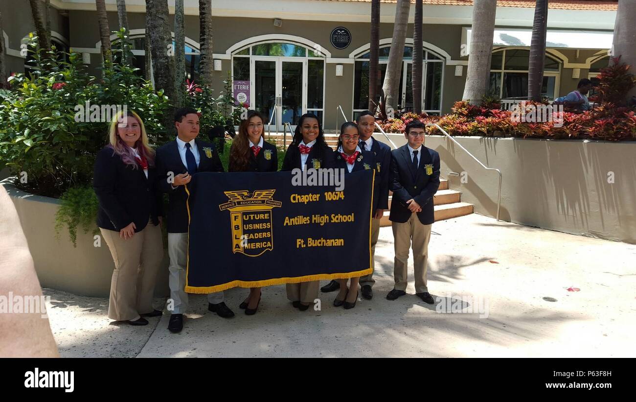 Students from Antilles High School, Fort Buchanan, Puerto Rico will be ...