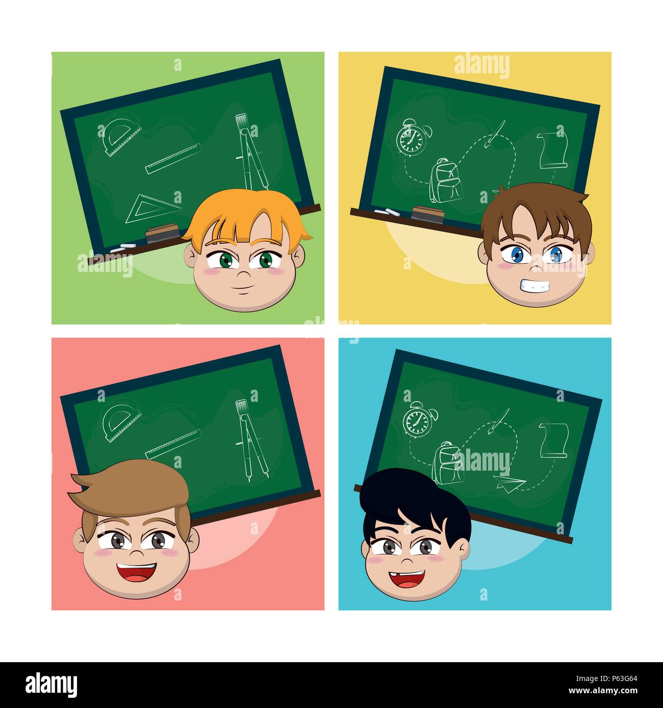 Classrooms Cut Out Stock Images & Pictures - Alamy