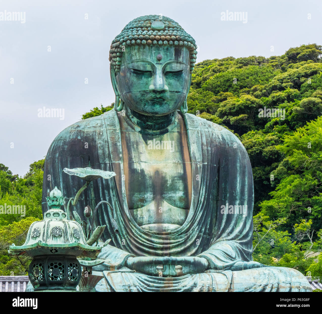 Famous Great Buddha in Kamakura Daibutsu Temple - TOKYO / JAPAN - JUNE ...
