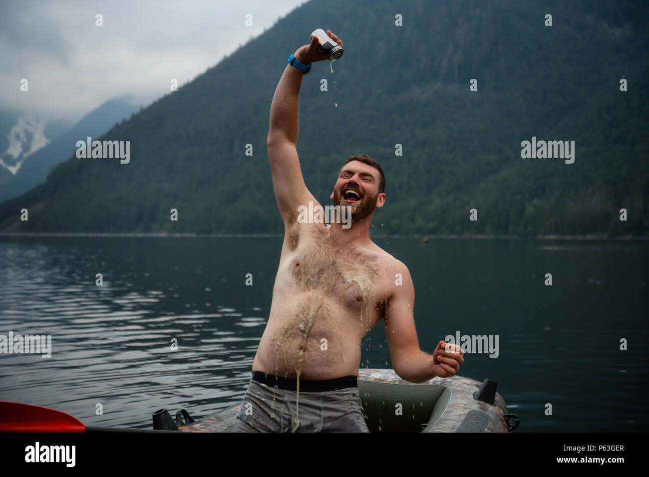 Man Drinking Can Of Beer High Resolution Stock Photography and Images ...