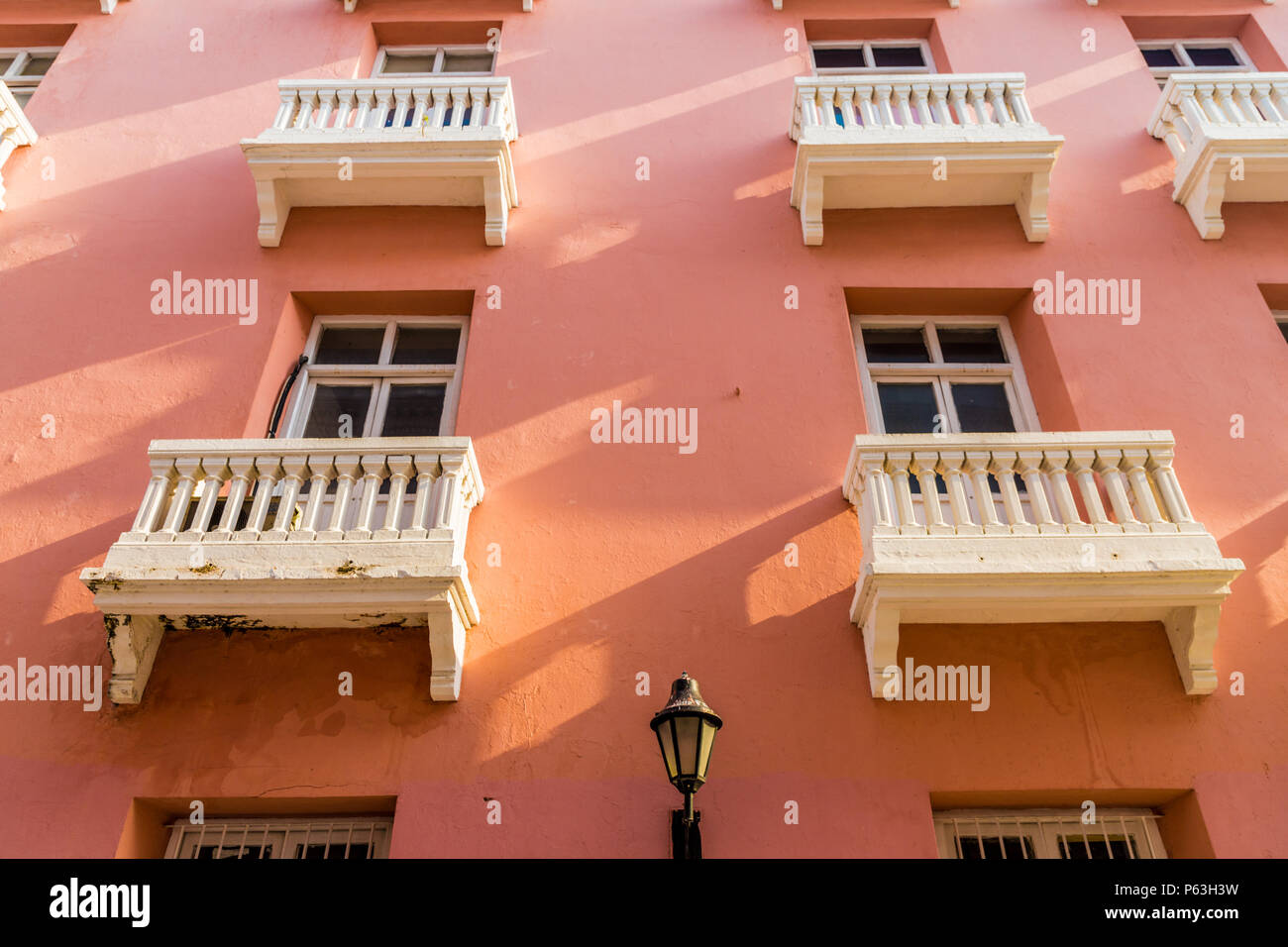 A typical view in Cartagena colombia Stock Photo - Alamy