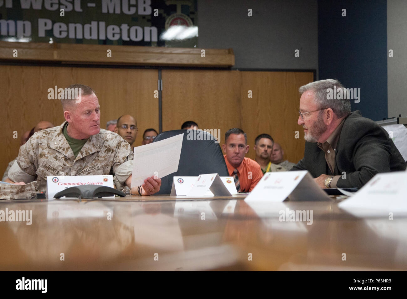 U.S. Marine Corps Brig. Gen. Edward D. Banta, Commanding General ...