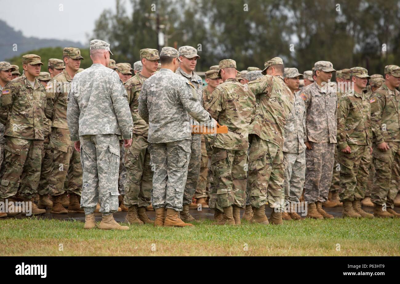 Infantrymen who went “true blue” meaning they did not receive any no-go ...