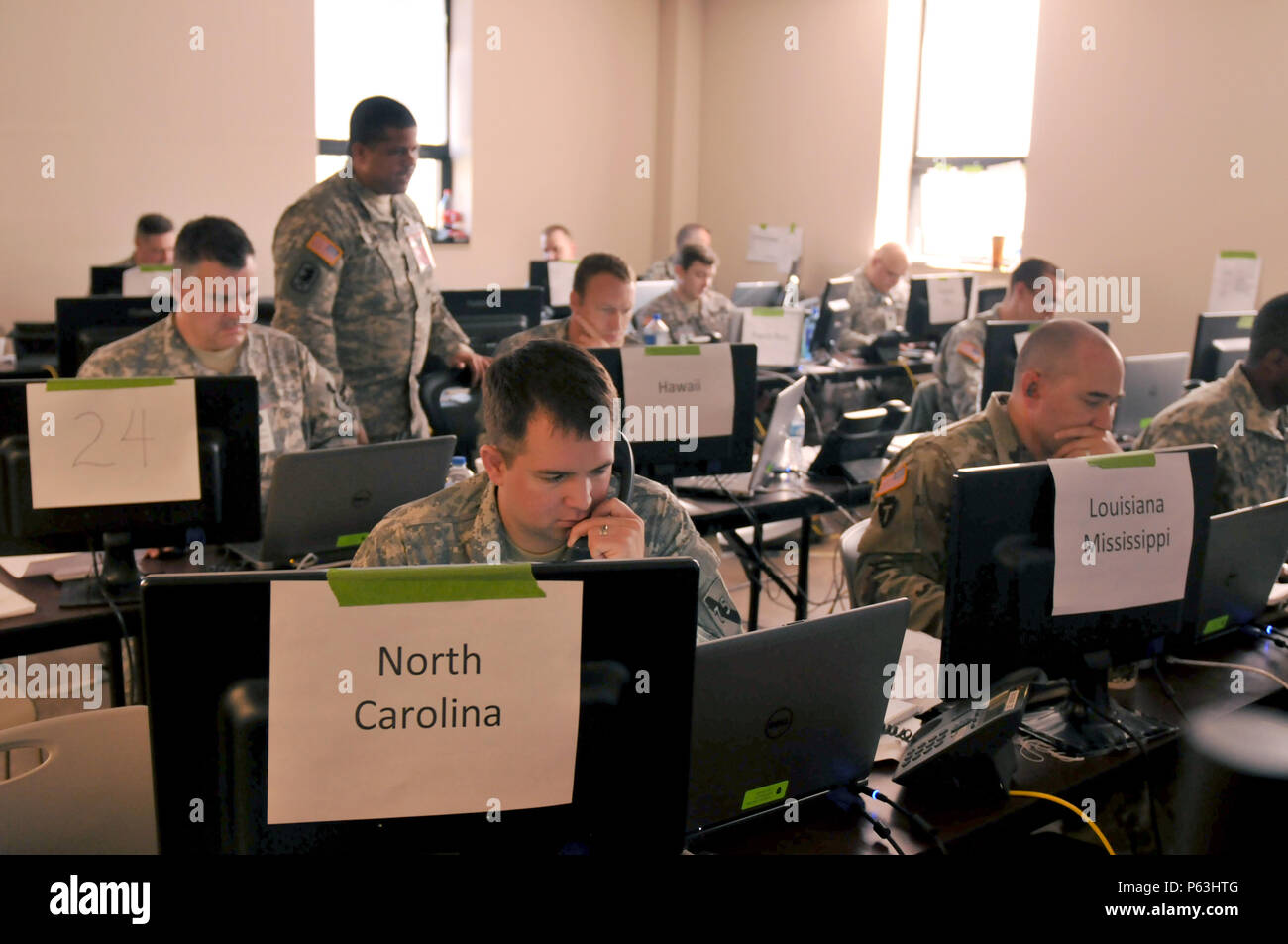 U.S. Army Staff Sgt. Christopher Bell of the 75th Gulf Training ...