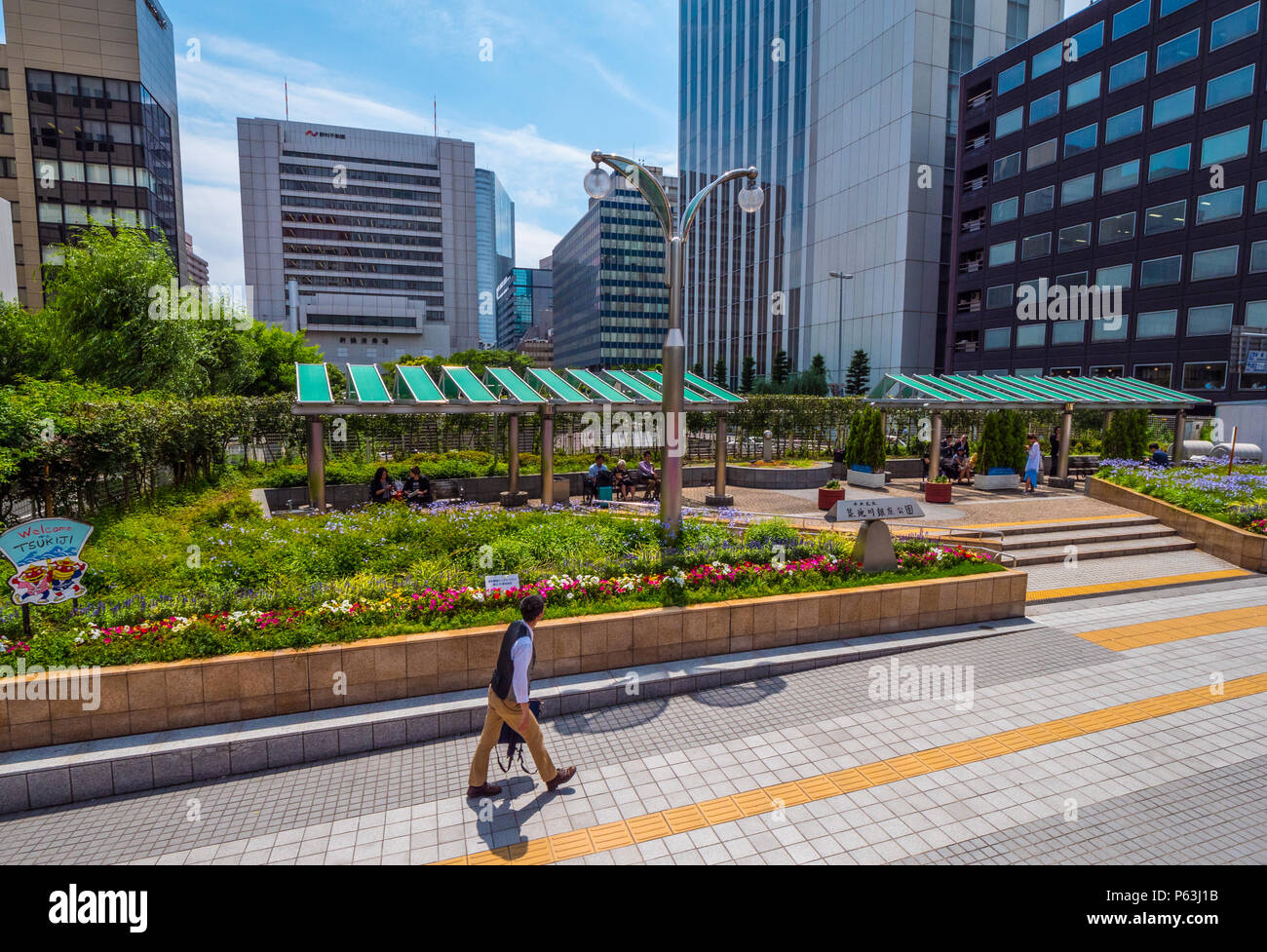 Beautiful recreation area in Tokyo downtown - TOKYO / JAPAN - JUNE 12 ...