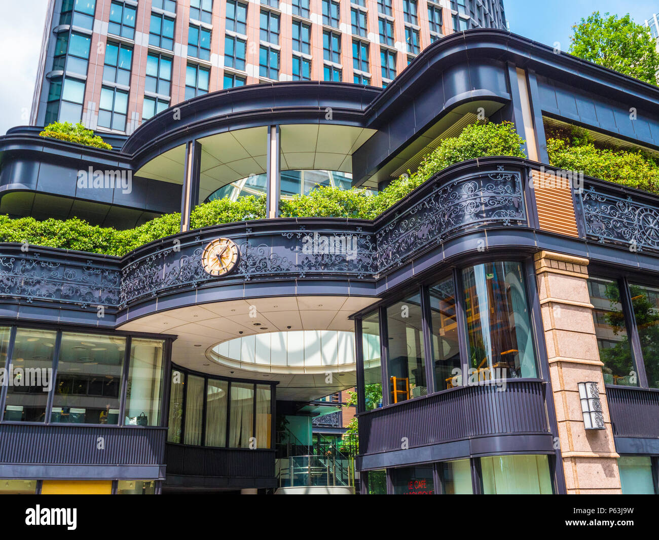 Modern architecture in Tokyo downtown - TOKYO / JAPAN - JUNE 12, 2018 ...