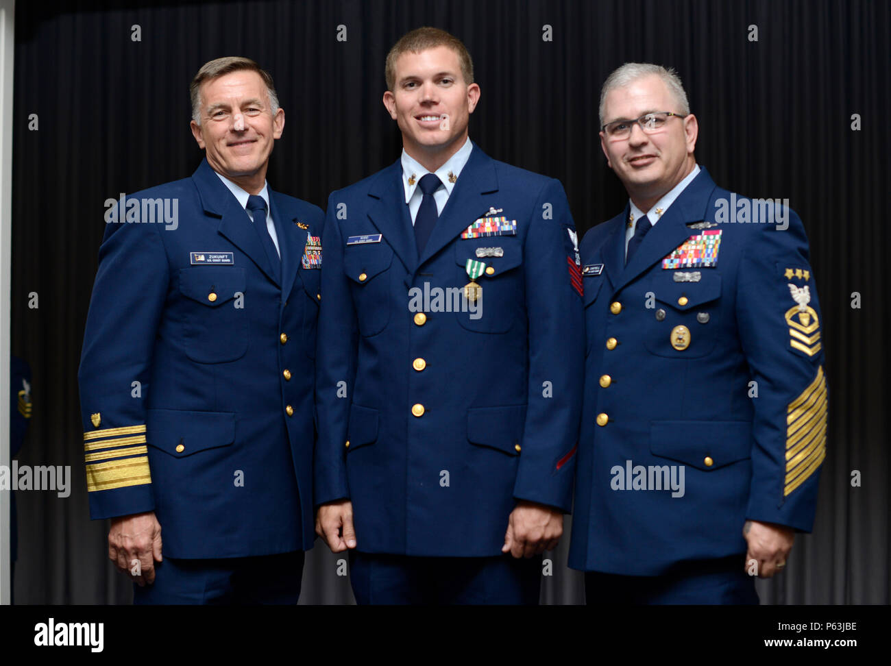 Adm. Paul Zukunft, commandant of the Coast Guard, Petty Officer 1st ...