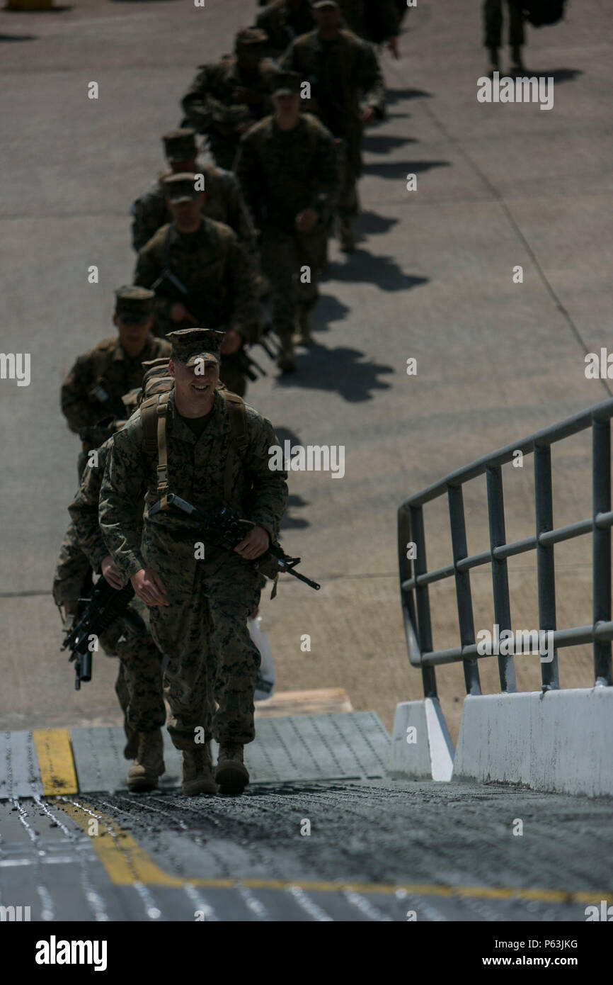 U.S. Marines with 1st Battalion, 3rd Marine Regiment, also known as ...