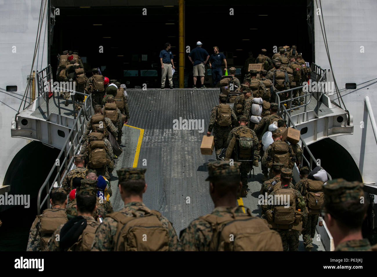 U.S. Marines with 1st Battalion, 3rd Marine Regiment, also known as ...