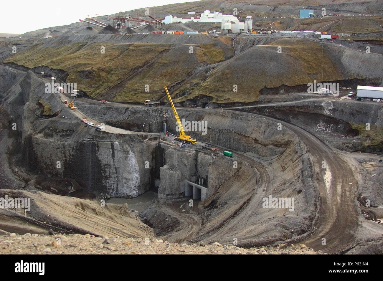 Karahnjukarin Iceland is the highest dam in Europe and the fourth in ...