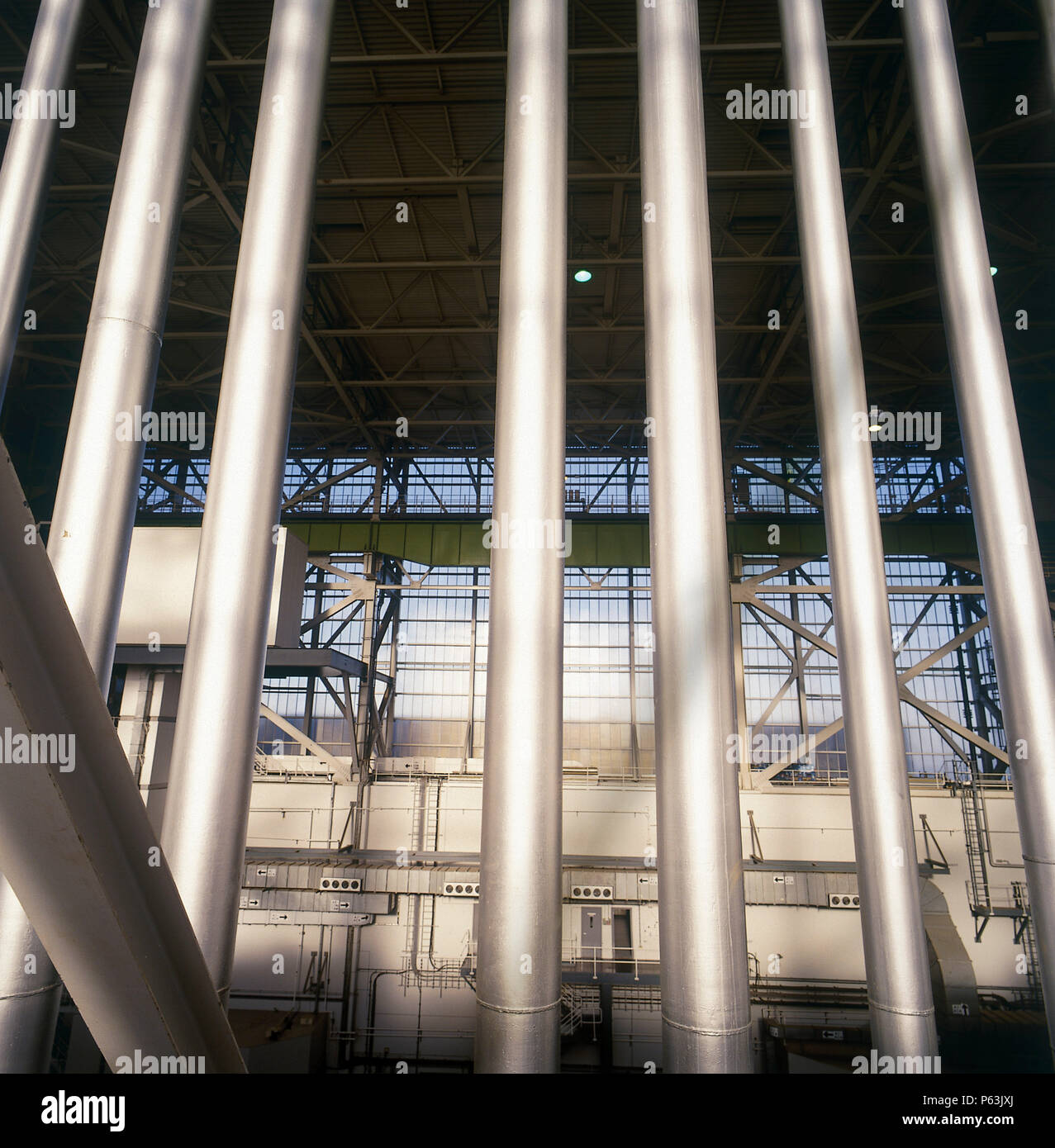 Pipework at industrial plant Stock Photo - Alamy
