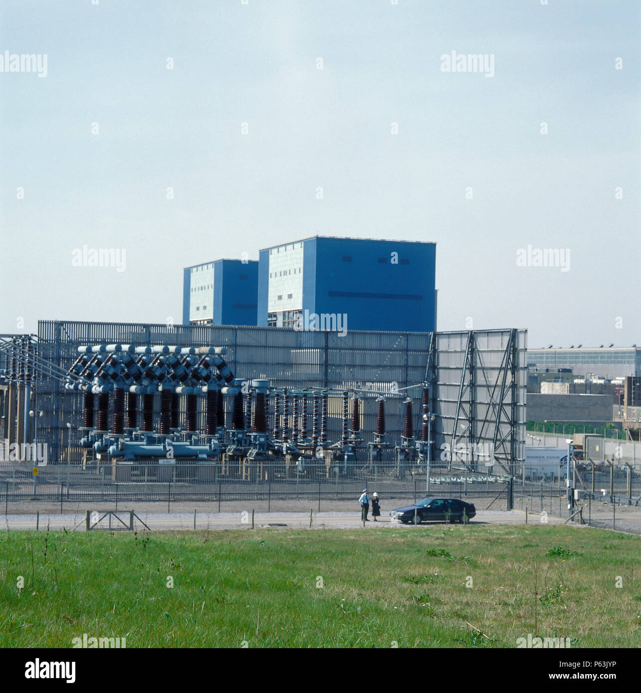 Overview of an electricity power station Stock Photo - Alamy