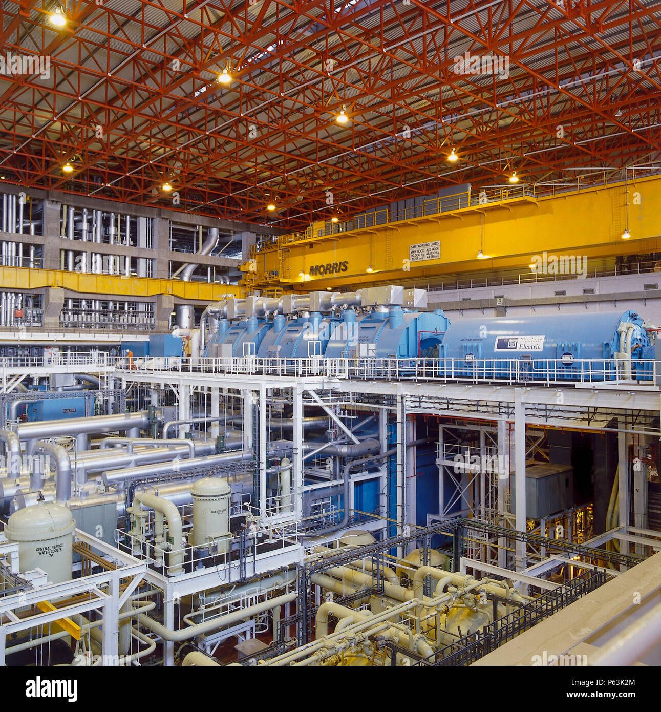 Pipework inside industrial plant Stock Photo - Alamy