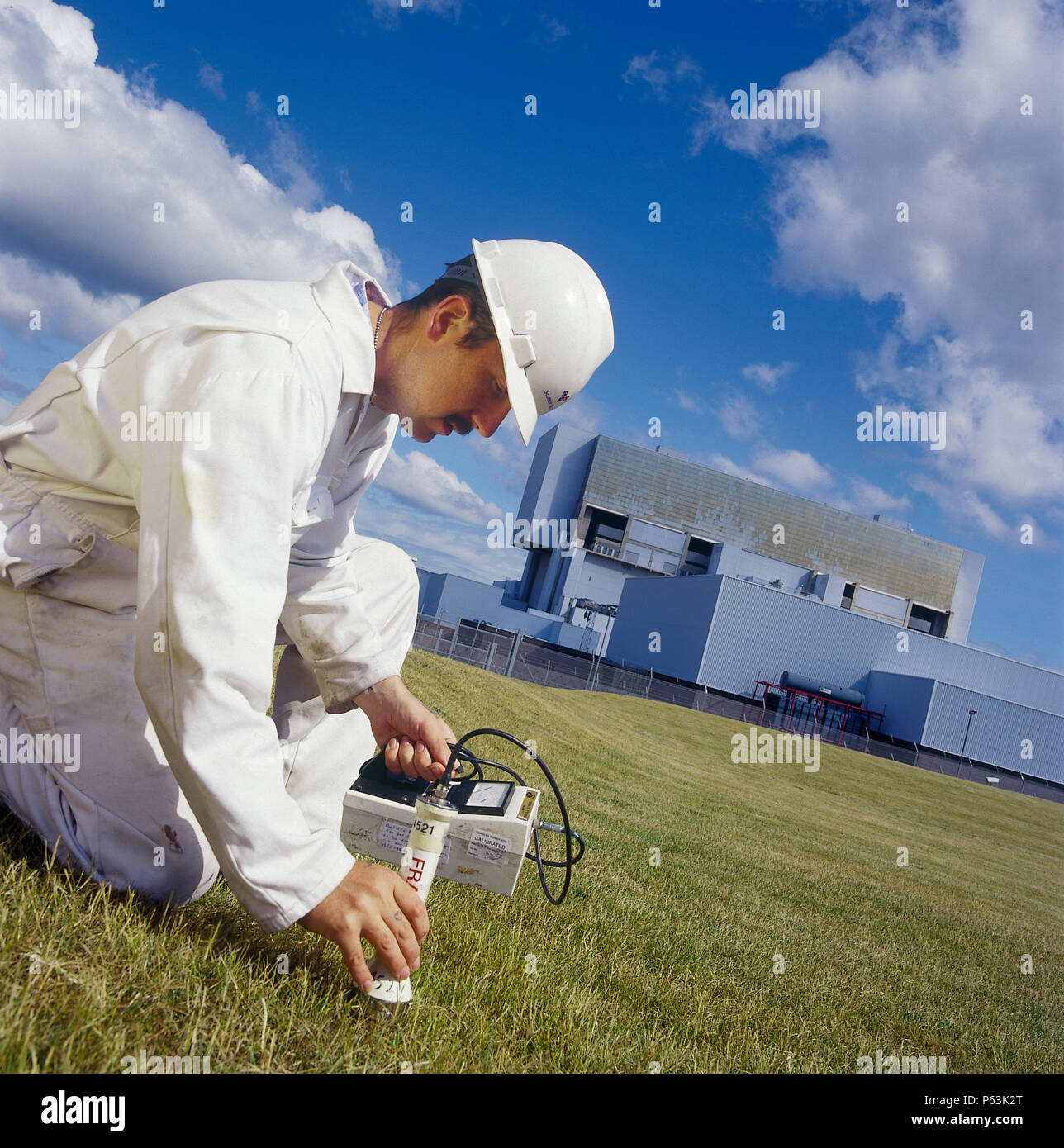 Technician analysing soil Stock Photo - Alamy
