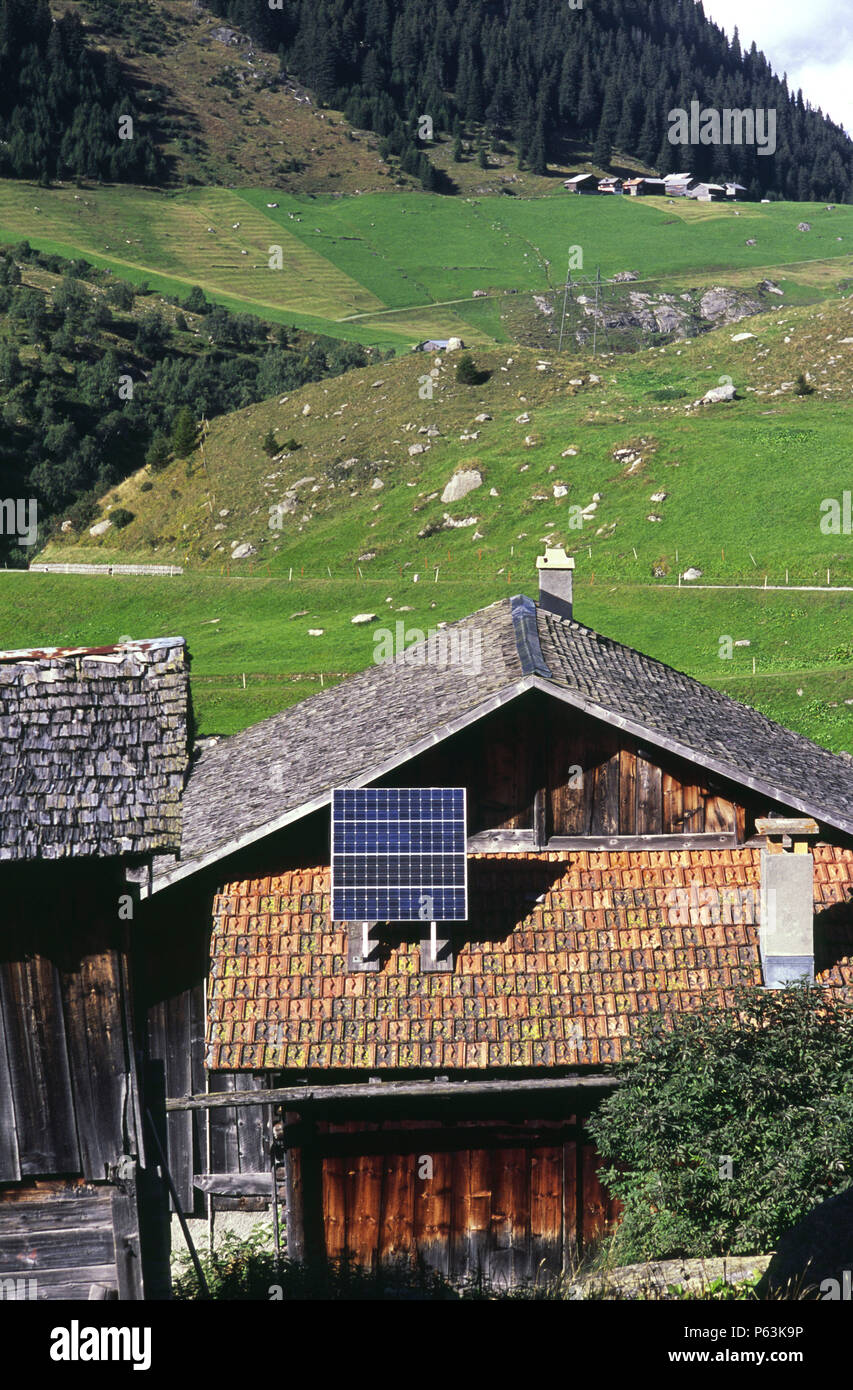 Solar panels roof switzerland hi-res stock photography and images - Alamy