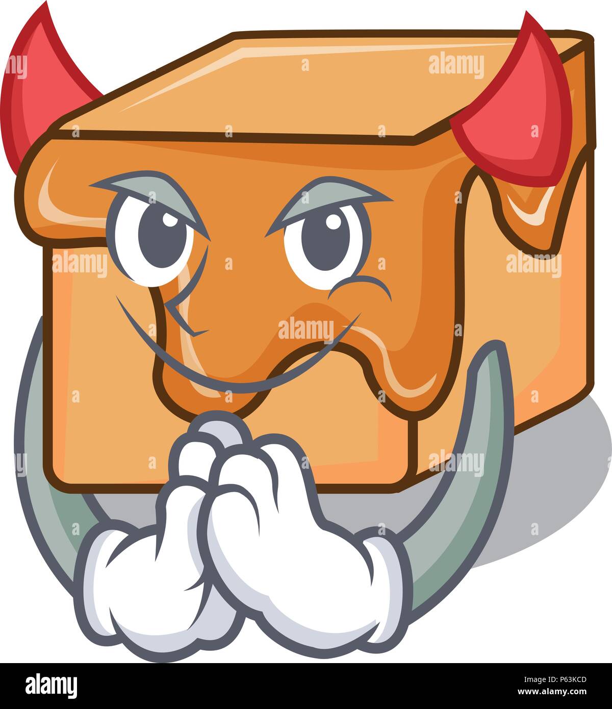 Devil caramel candies mascot cartoon Stock Vector Image & Art - Alamy