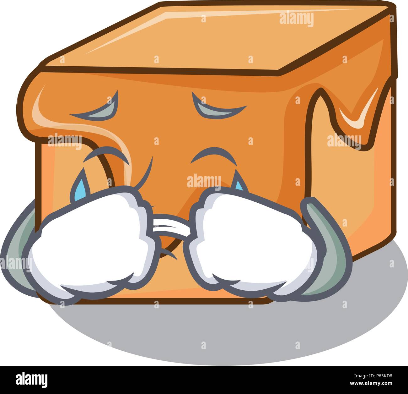 Crying dessert mascot hi-res stock photography and images - Alamy