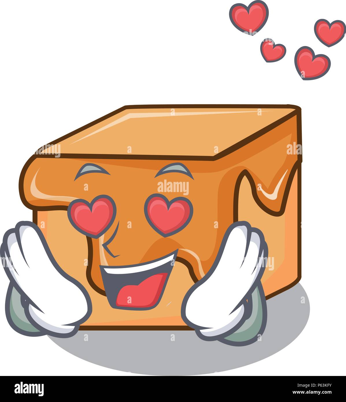 Caramel candy toffee in Stock Vector Images - Alamy