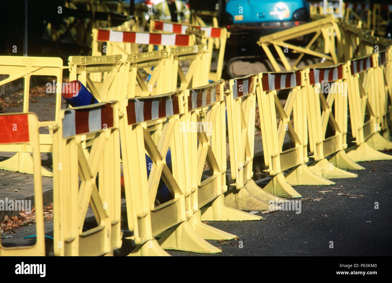 Plastic safety barrier hi-res stock photography and images - Alamy
