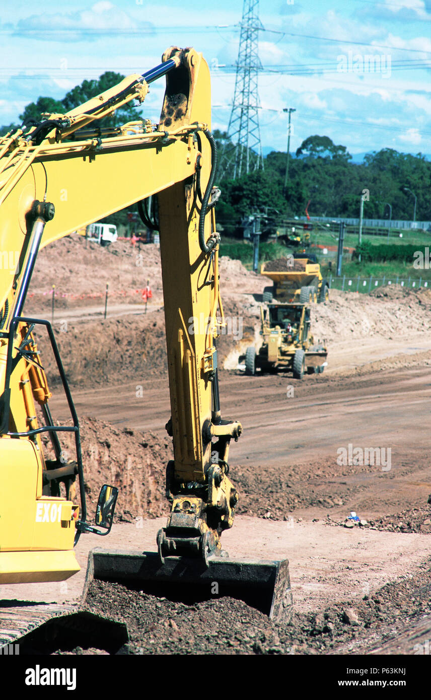 Earthworks underway for track widening at Barra on upgrading work for ...