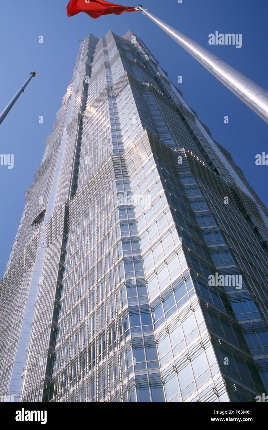 Jim Mao Building. Standing 421 metres high the 90 storey pagoda styled ...