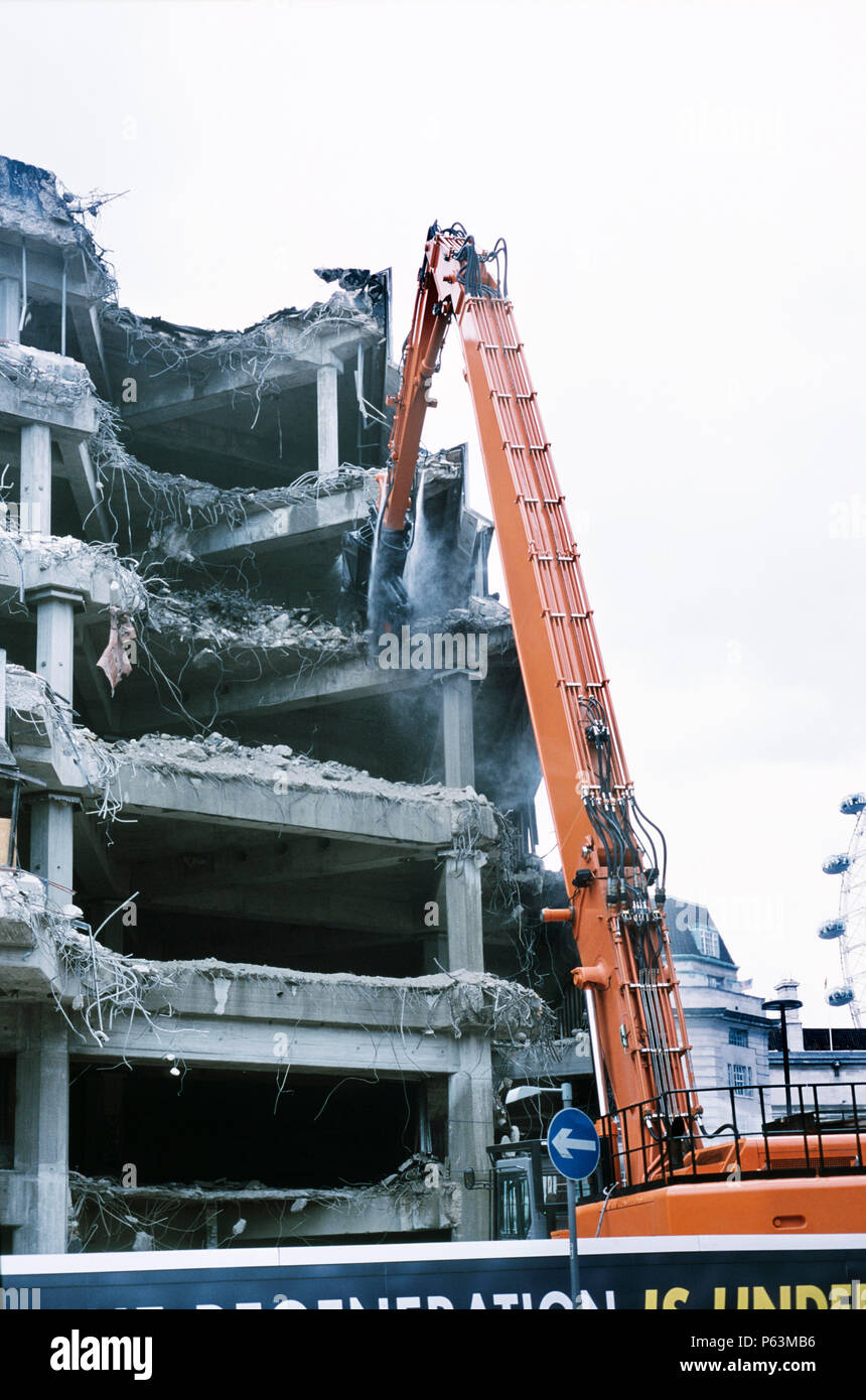 Demolition in London, UK Stock Photo - Alamy