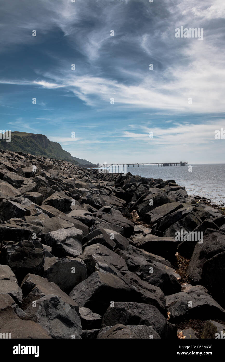 Fairlie to West Kilbride Coast line Landmarks 3 Stock Photo - Alamy