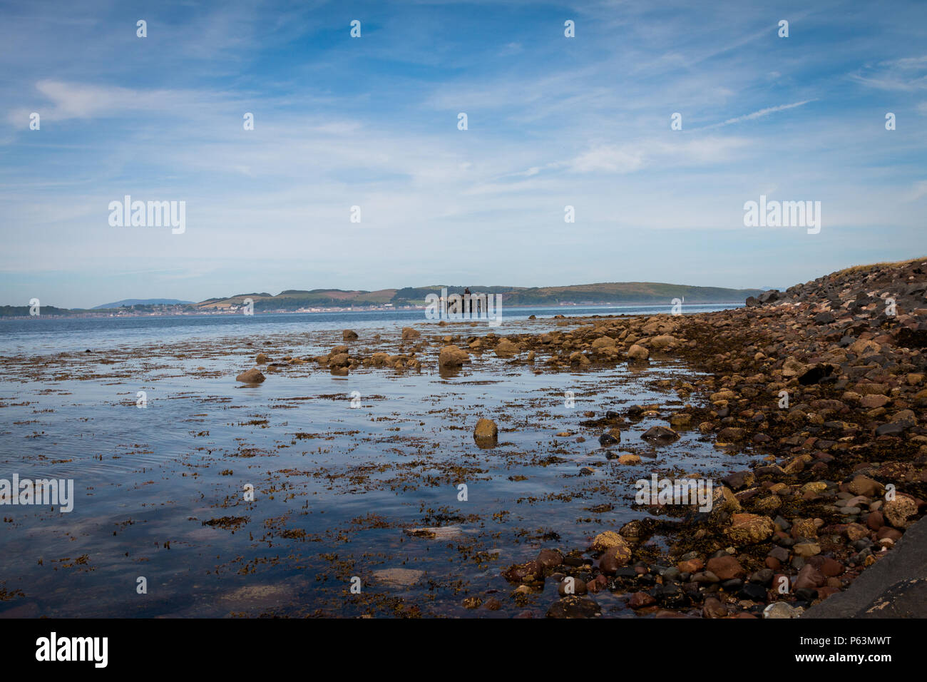 Fairlie to West Kilbride Coast line Landmarks 3 Stock Photo - Alamy
