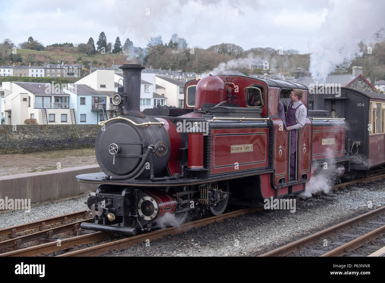 Ffestiniog railway steam locomotive hi-res stock photography and images ...
